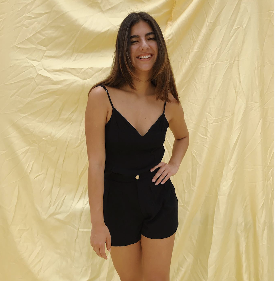 Sade - Top de lino con tiras regulables - Artisans Collective